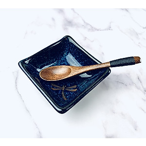 JapanBargain 2686x4, Set of 4 Wooden Dessert Spoons Coffee Spoons Yogurt Spoons Snack Spoons Ice Cream Spoons Small Children Spoons, 5-1/4 inch