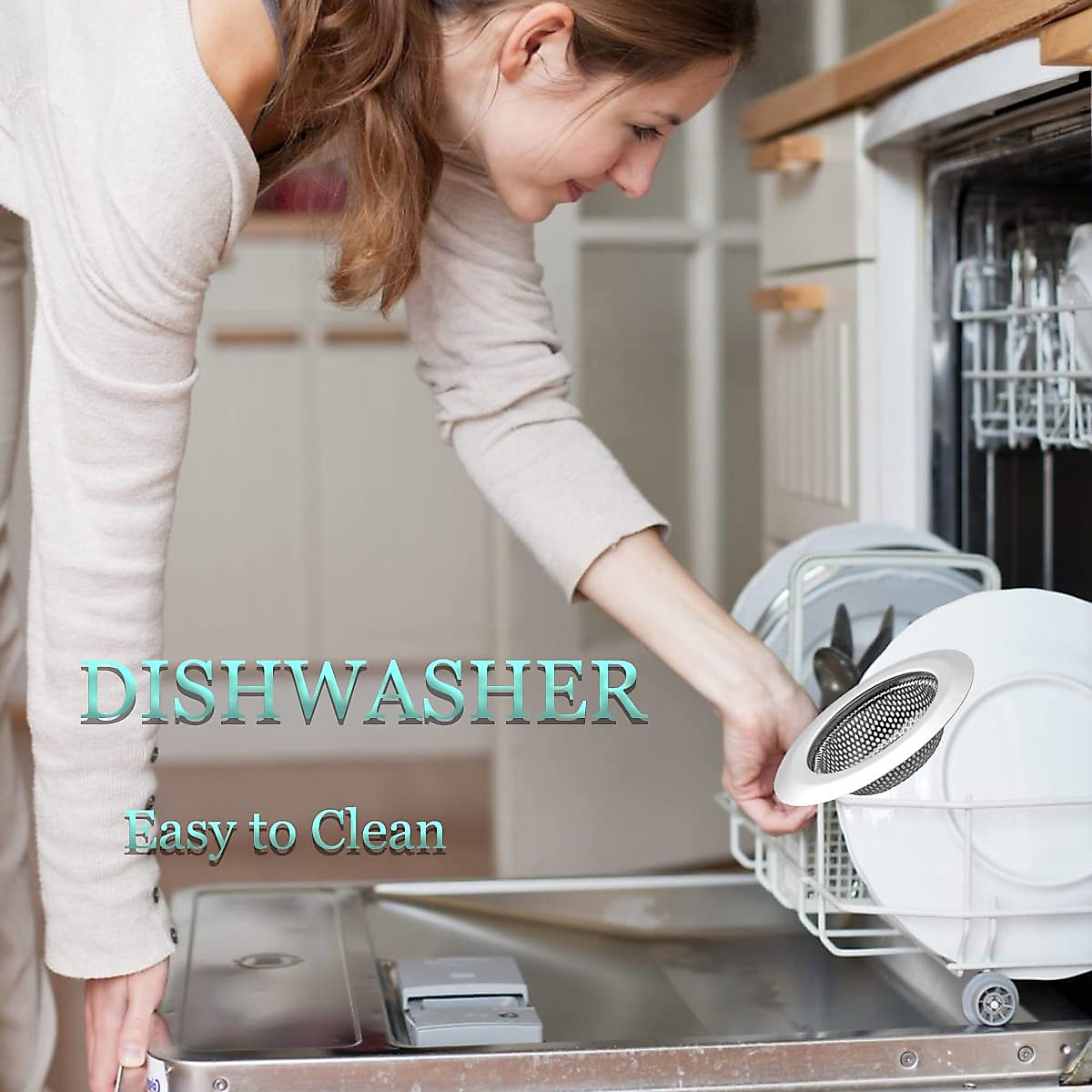 Kitchen Sink Strainer for Kitchen Sinks with 2pcs Kitchen Sink Strainer Trash Bag,Homty Sink Drain Strainer Stainless Steel 2 Pack for Kitchen Sink Drain Sink Stopper Drain Stopper, 4.5" Diameter