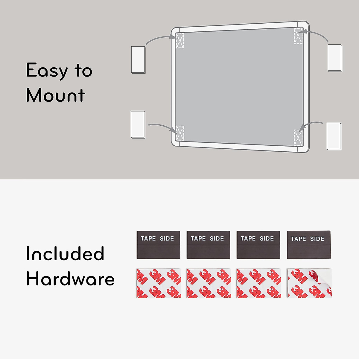 U Brands Contempo Magnetic Dry Erase Board, 8.5 x 11 Inches, White Frame - 251U00-04