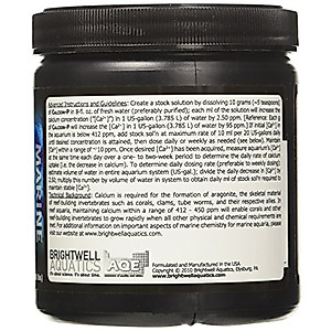 Brightwell Aquatics ABACALP400 Calcion Dry Salt Water Conditioners for Aquarium, 14-Ounce, 400-g (162022)