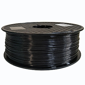 CC3D Black ABS Filament 1.75 mm 3D Printer Filament 1KG Better Adhesion ABS+ Filament ABS Pro Plus Black Color Lower Warpage FDM 3D Printing Material