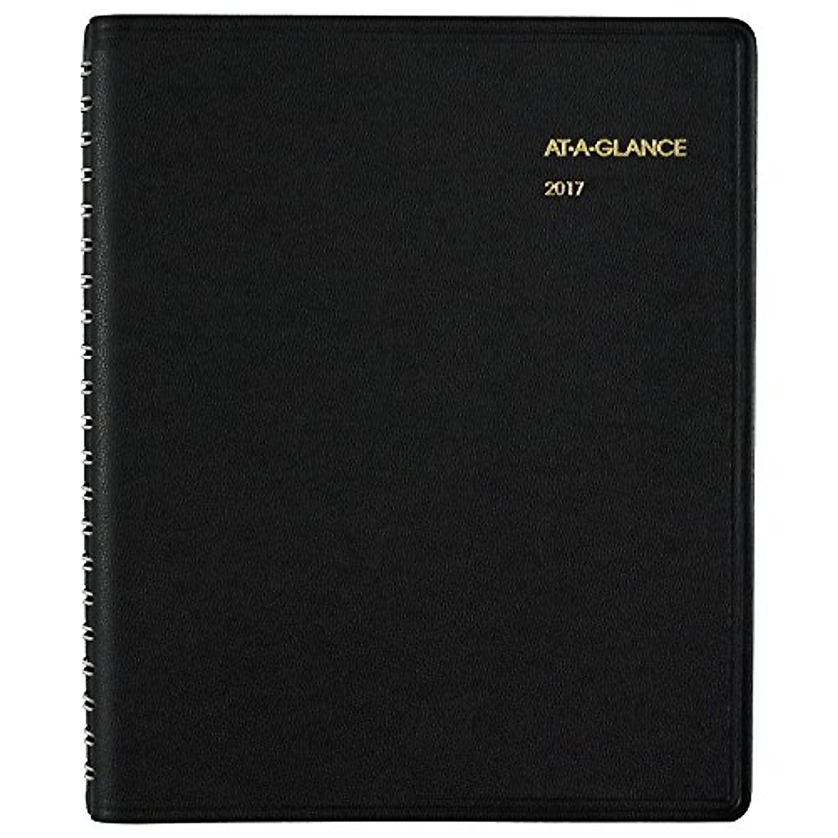 AT-A-GLANCE Daily Appointment Book / Planner 2017, Wirebound, 24-Hour, 8-1/2 x 10-7/8", Black (70-214-05)