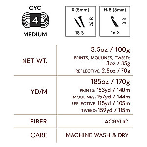 Lion Brand Yarn Basic Stitch (“Skein Tones”) Anti-Pilling Knitting Yarn, Yarn for Crocheting, 1-Pack, Cocoa