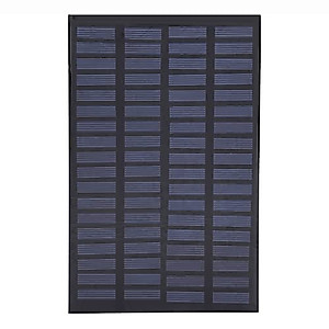 01 Solar Battery Charger, 2.5W 18V Solar Panel Polycrystalline Silicon for Outdoor for DIY Power Charger