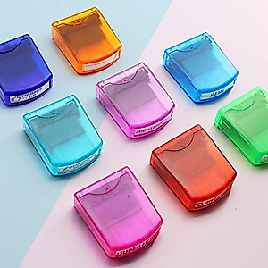Reliancer 8PCS Teacher Stamp Set Colorful Self-Inking Motivation School Grading Stamps Encouraging Comments Classroom Homework Rating Stamp Office Stationery Stamps with Storage Tray (8PCS-B)