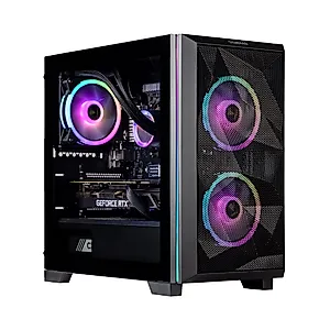 Velztorm Mini Pilum CTO Gaming Desktop PC (AMD Ryzen 7-5700X 8-Core, GeForce GTX 1050 Ti, 32GB DDR4, 1TB PCIe SSD + 2TB HDD (3.5), 120mm AIO, RGB Fans, 750W PSU, WiFi 5, BT, Win10P) VELZ0058