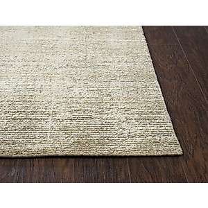 Rizzy Home | GH720A | Grand Haven Collection | Wool / Viscose Area Rug | 8' x 10' | Beige/Gray/Rust/Blue Solid