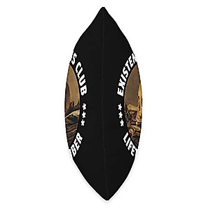 funny philosophy gifts Existential Crisis Club-Lifetime Member Philosopher Throw Pillow, 18x18, Multicolor