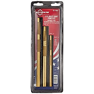 Mayhew Pro 61360 3 Pc. Brass Drift Punch Set