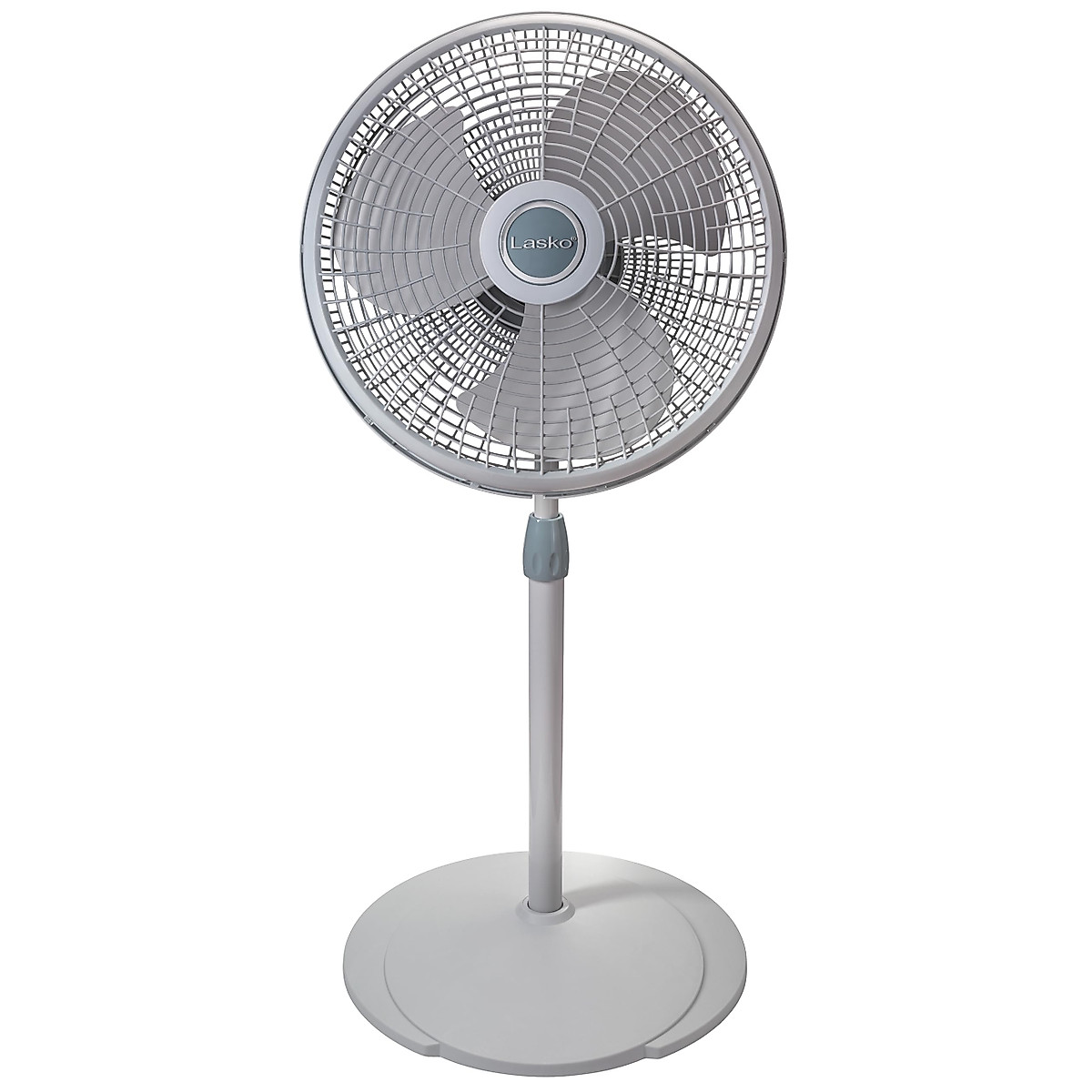 Lasko Lasko-16 Adjustable Performance Pedestal, 3-Speed, Gray (2526) Household Fans, 1, White