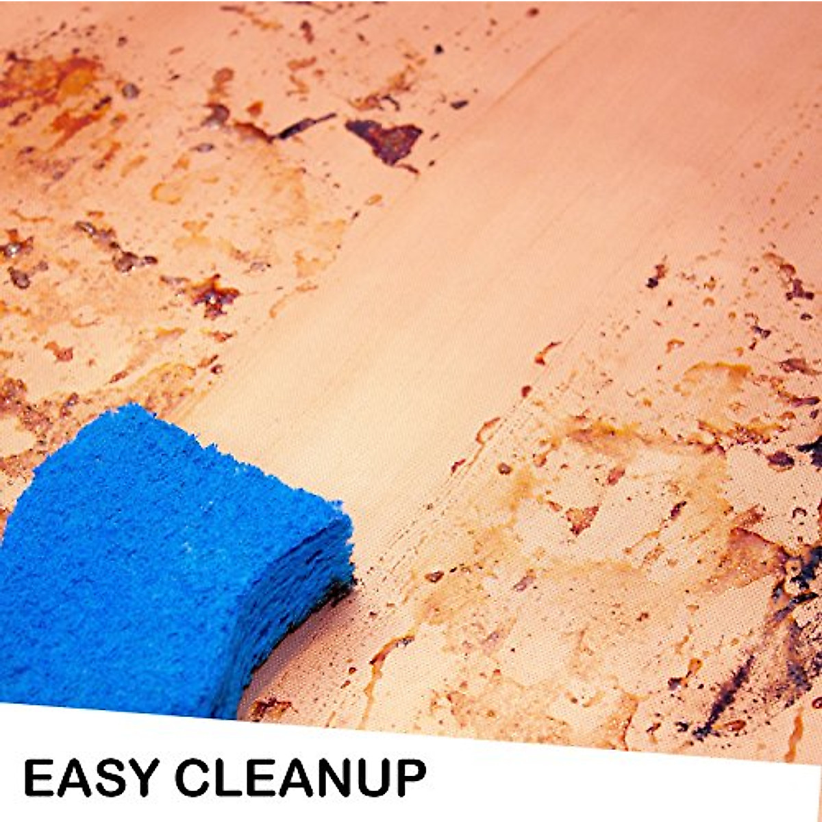 GrillShield - 2 Extra Large Copper Grill and Bake Mats - Best Gift - 17 X 23 inches Non Stick Mats for BBQ Grilling & Baking, Reusable and Easy to Clean