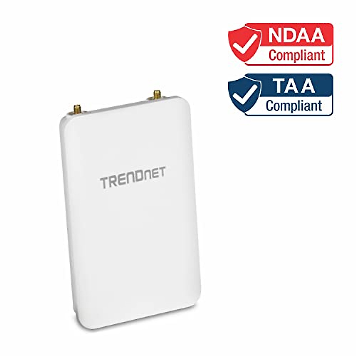 TRENDnet 5 DBI Wireless AC1300 Outdoor PoE+ Omni-Directional Access Point, TEW-841APBO, 4 X 5 DBI Omni Directional Antennas, Point-to-Point & Point-to-Multi-Point WiFi Bridging, IEEE 802.3AT PoE+