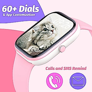 YOUSOKU Fitness Tracker Watch for Kids, IP68 Waterproof Kids Smart Watch with 1.5" DIY Dials 19 Sport Modes, Pedometers, Heart Rate, Sleep Monitor, Great Gift for Boys Girls Teens 6-14