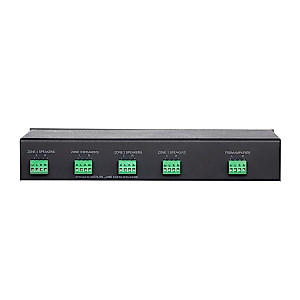 Monoprice SSVC-4.1 Single Input 4-Channel Speaker Selector with Volume Control, Impedance Protection, Individual Zone On/Off Buttons, Black, Model Number: 138159