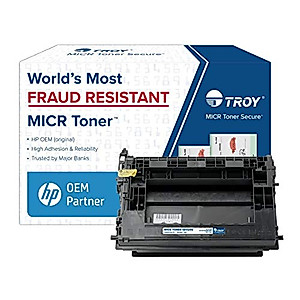 TROY M610, 611, 612 MICR Toner Cartridge (10,500 Yield) (Compatible with HP (70A) Laserjet M610, 611, 612 Printers)