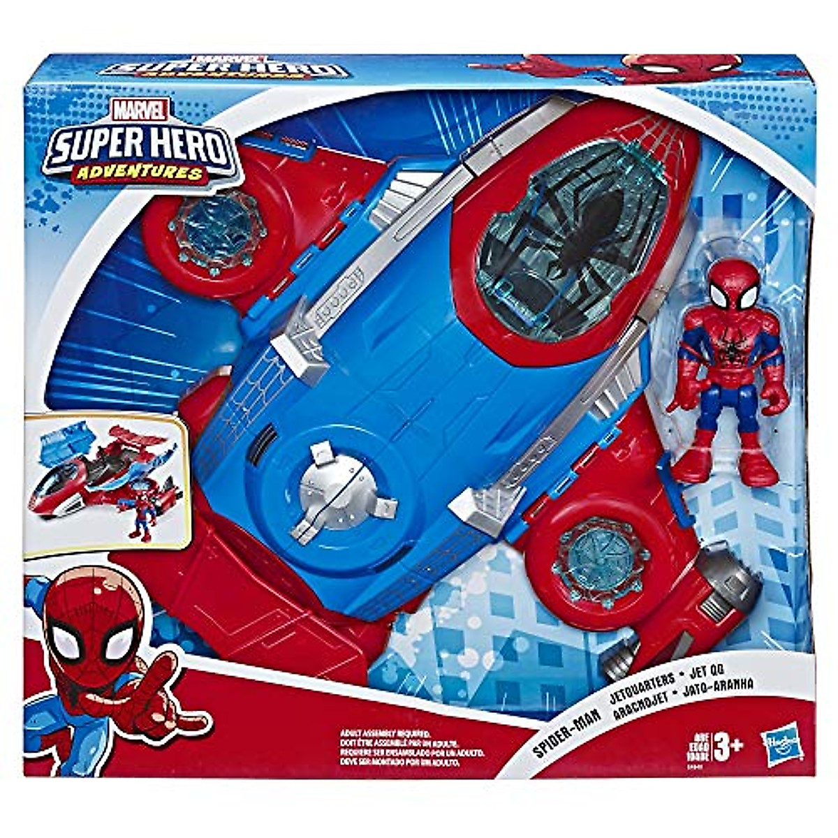 Playskool Heroes Marvel Super Hero Adventures Spider-Man Jetquarters