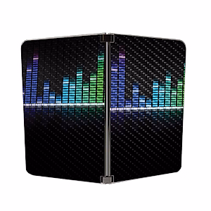 MIGHTY SKINS MightySkins Carbon Fiber Skin for Microsoft Surface Duo - Keep The Beat | Protective, Durable Textured Carbon Fiber Finish | Easy to Apply | Made in The USA