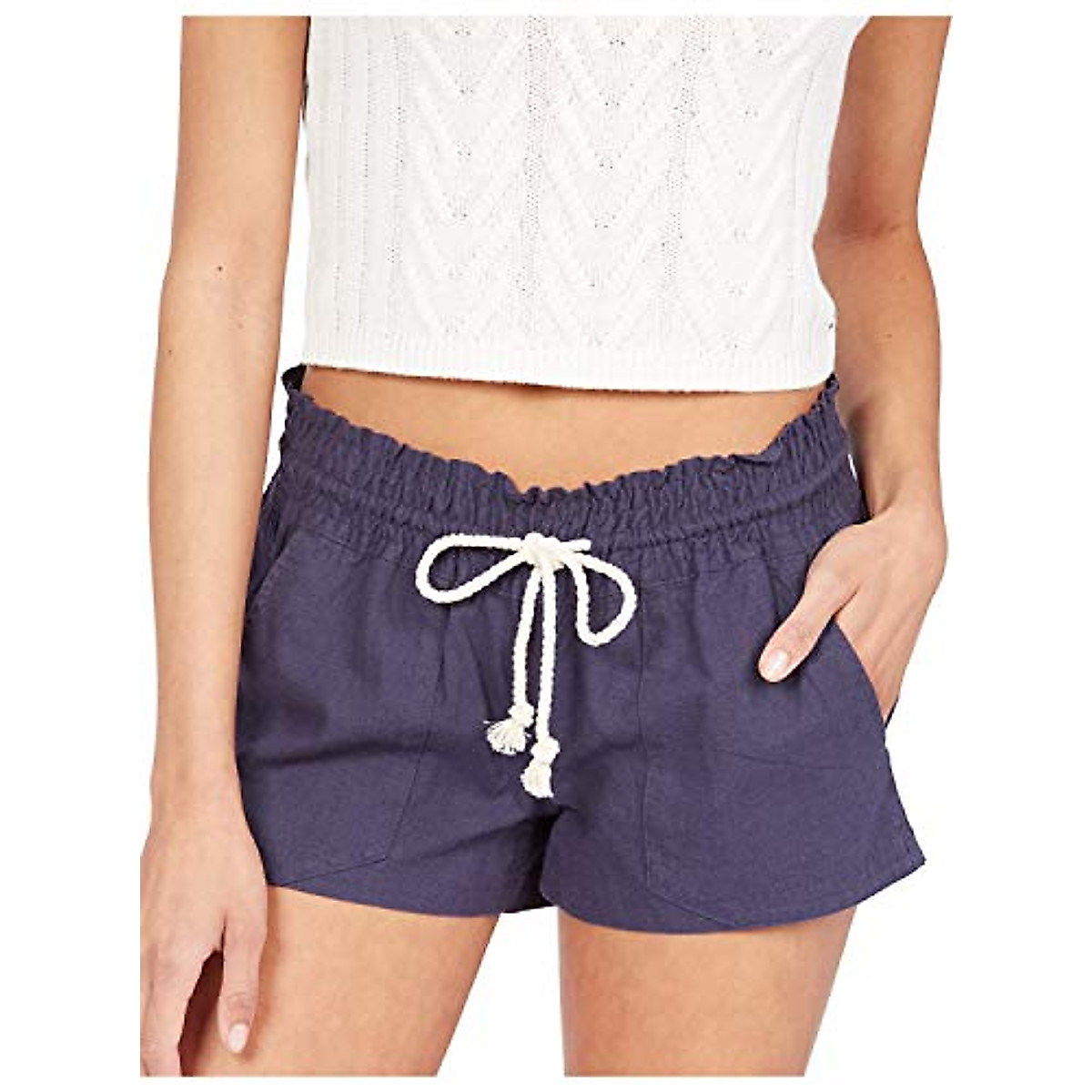 Roxy womens Oceanside Beach Shorts, Mood Indigo, Medium US
