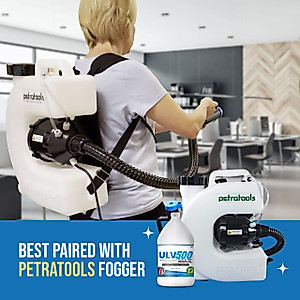 Petra ULV500 Hypochlorous Acid 500PPM (4 Gallons) For ULV Foggers & Handheld Atomizers, For Dental And Medical Professionals, HOCL Professional Surface Cleaner