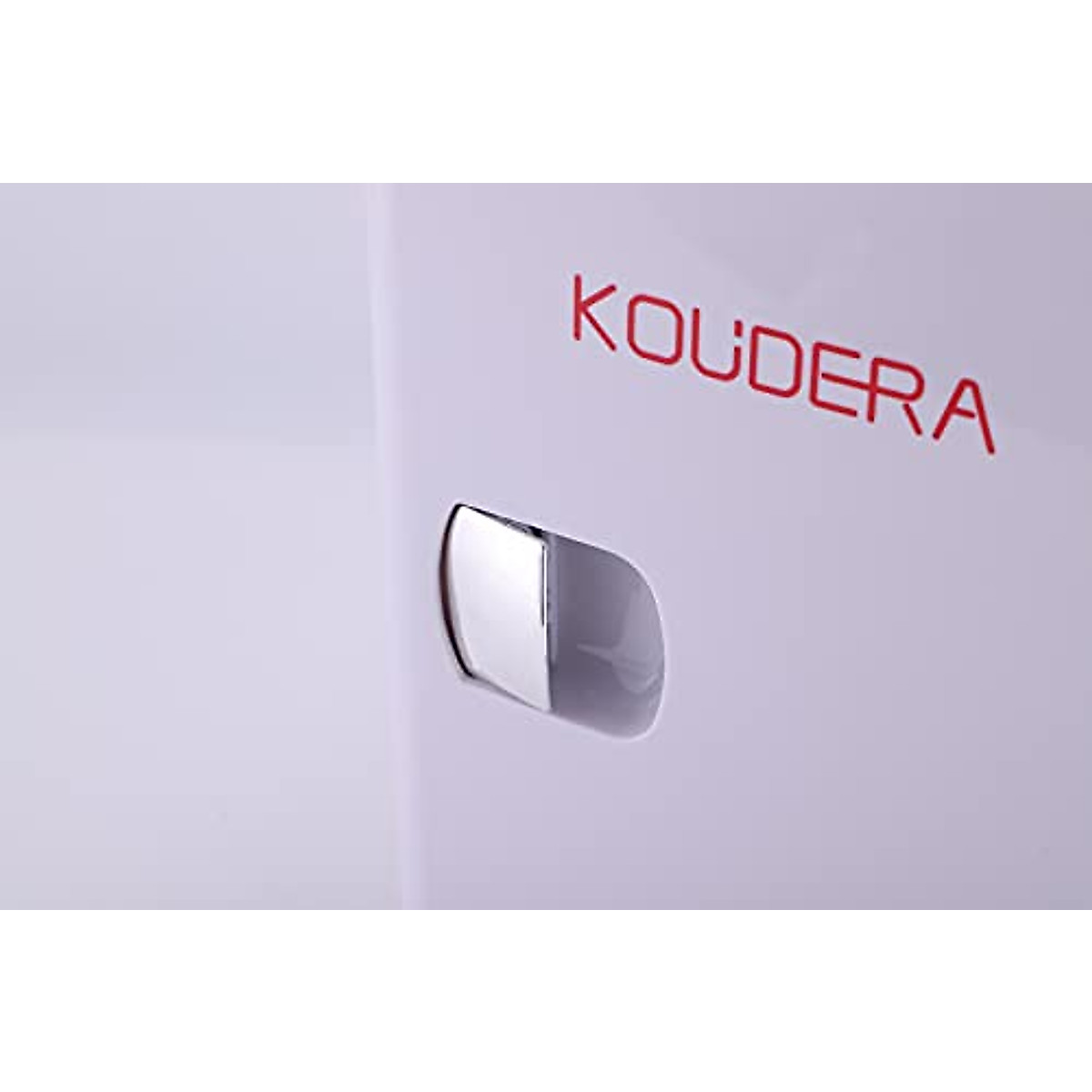 KOUDERA 4L Mini Portable Compact Personal Fridge Cooler and Warmer with AC DC Power, Small Refrigerator for Skincare, Breast Milk - Home and Travel- Gift - Freon-Free and Eco Friendly, White.