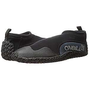 O'Neill Wetsuits Men's Reactor Reef Boot, Black/Coal, 9
