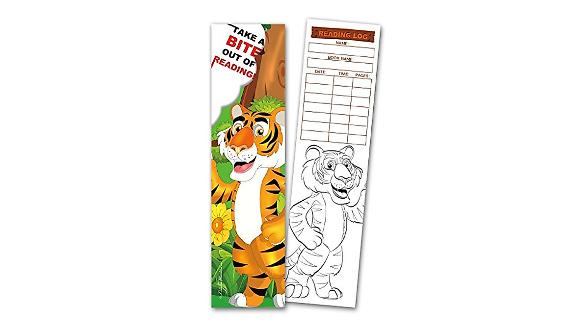 Colorful Bookmarks with Reading Logs for Kids | Boost Reading Motivation