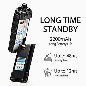 Baofeng DM-1701 Dual Band Dual Time Slot DMR/Analog Two Way Radio, VHF/UHF 3,000 Channels Ham Amateur Radio w/Free Programming Cable, Charger and PTT Earpiece