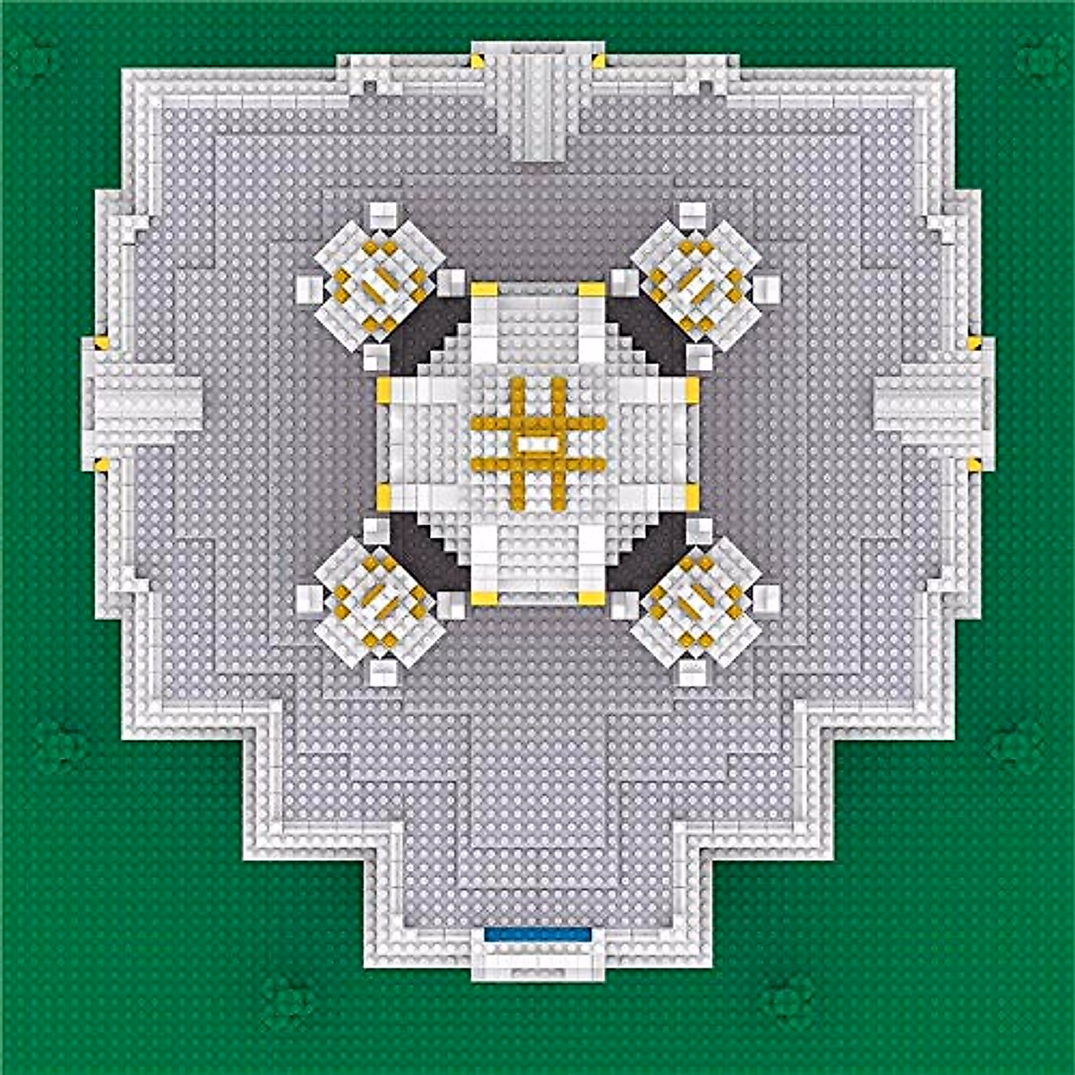 SEMKY Micro Mini Blocks Smolny Cathedral Famous Landmark Model Set,(3750Pieces) -Building and Architecture Toys Gifts for Kid and Adult