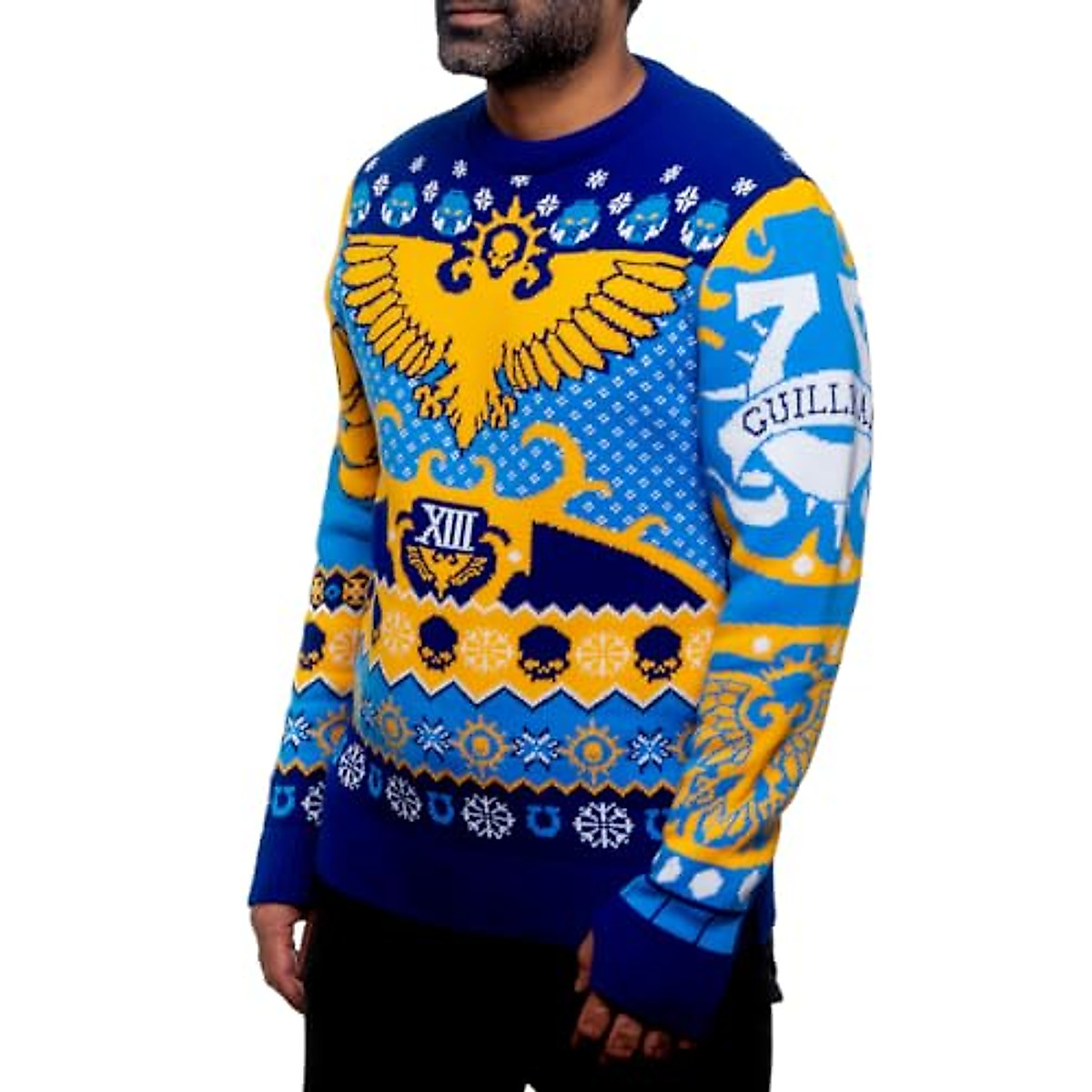 Imperium Ugly Christmas Sweater for Men and Women 40k Gift (L, Large) Multicolored