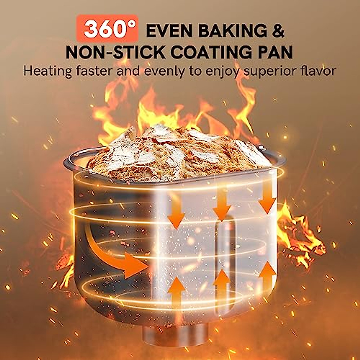 Involly 15 in 1 Bread Maker, 2 LB Bread Machine Stainless Steel for Gluten Free and Pizza Dough, Auto Nut Dispenser, Nonstick Pan, 3 Loaf Sizes 3 Crust Colors, 15H Timer, 1H Keep Warm, Recipes