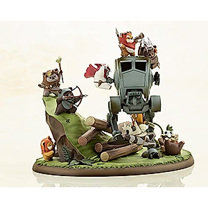 Kotobukiya Star Wars: Return of The Jedi: ARTFX Artist Series Battle of Endor The Little Rebels Statue, Multicolor (SW181)