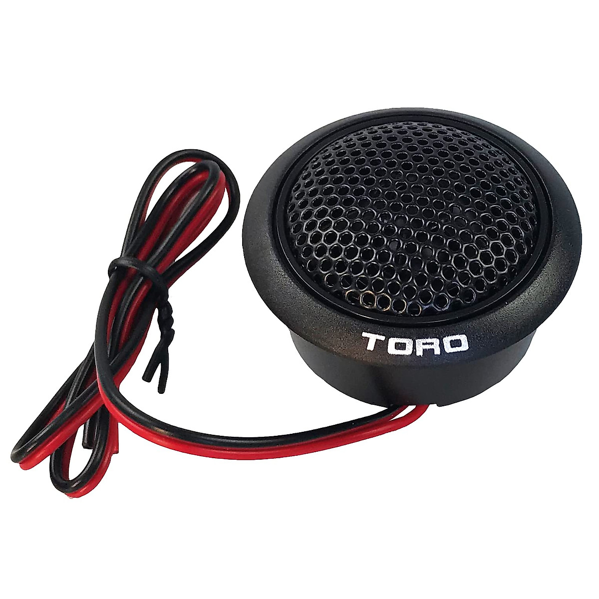 TORO TECH – F6K, 6.5 Inch Component Car Speaker Set - 200 Watt MAX / 100 Watts RMS, 13mm Ferro Fluid Tweeters, 4 Ohm, 1” KSV Voice Coils. Two Speakers, 2 Tweeters, 2 Crossovers, 2 Grills(Sold As Pair)