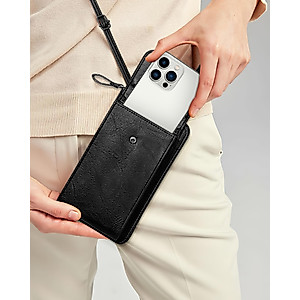 Badiya Small Crossbody Bag for Women, Cell Phone Purse Wallet, Vintage Shoulder Handbags with Credit Card Slots