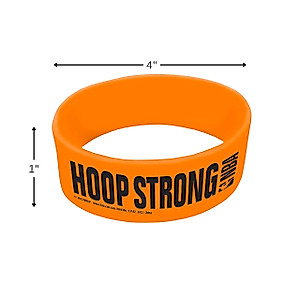 NBA Spalding Basketball Yellow Rubber Cuff Band Favors - 4" x 1", 6 Pieces - Perfect Party Giveaways