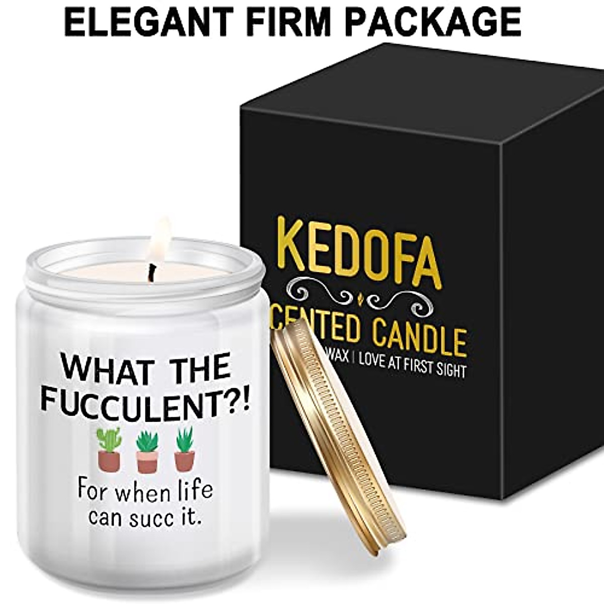 Funny Gifts for Women, Men- Birthday Gifts for Best Friends, Her, Him, Girlfriend, Sister, Plant Lover- Unique Christmas Gifts & Valentines Day Gifts- Mother's Day Gifts Mom- Lavender Candles