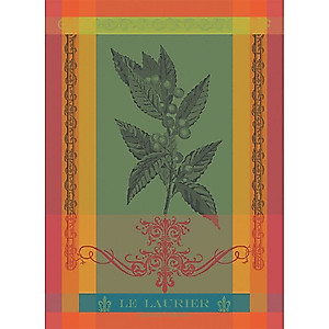 Garnier Thiebaut Brin De Laurier Fiesta Kitchen Towel, 22"x30", Multiple