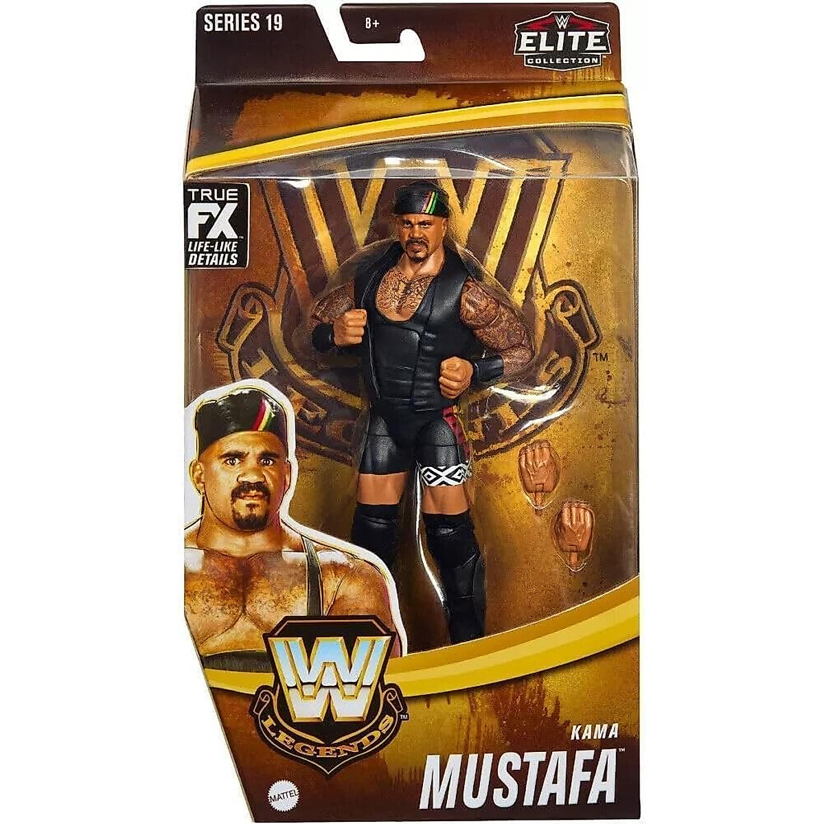 WWE Elite Collection Kama Mustafa Action Figure Legends Mattel Series 19
