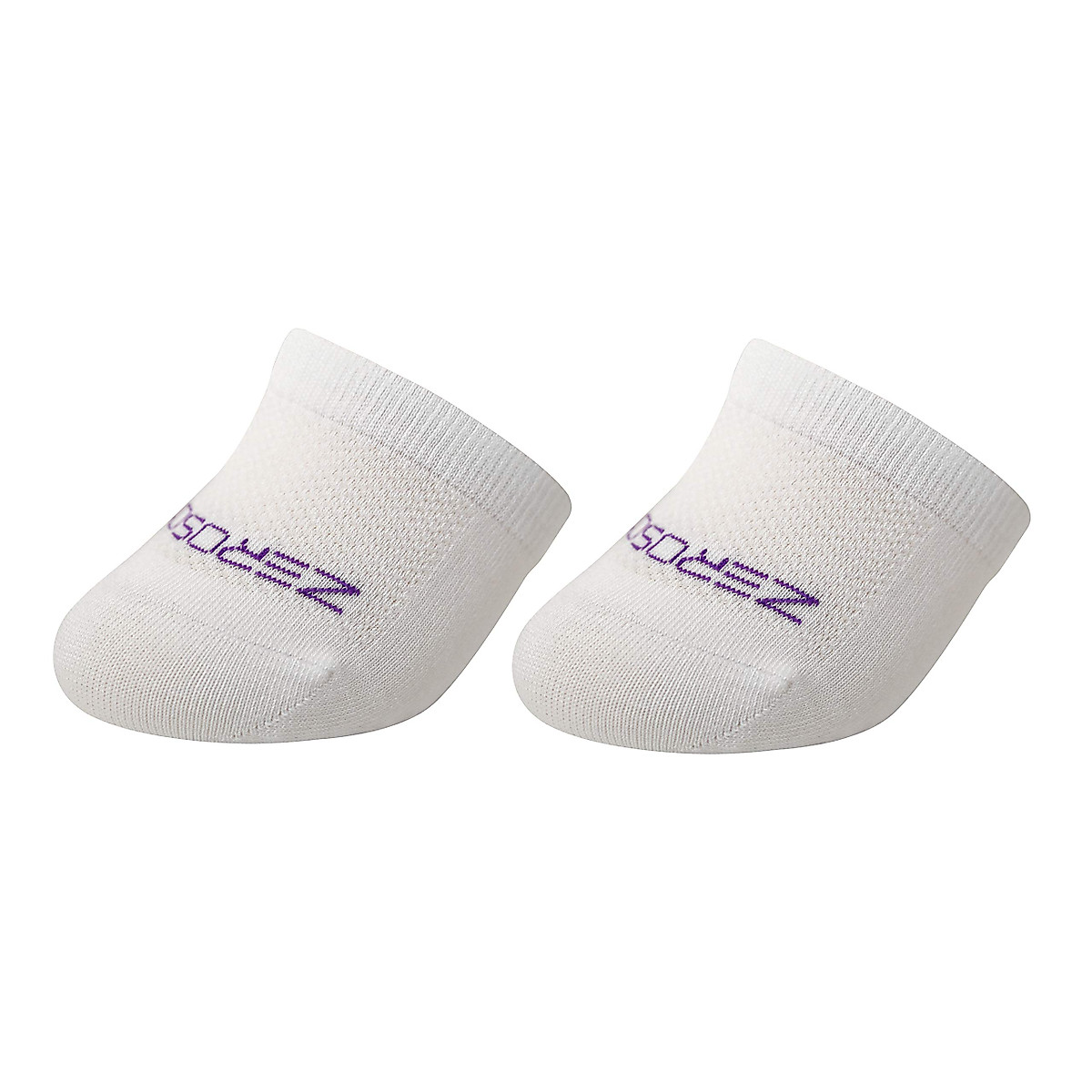 ZeroSock Womens Bamboo Viscose Toe Capper Socks With Grip (4 Pairs Per Box)