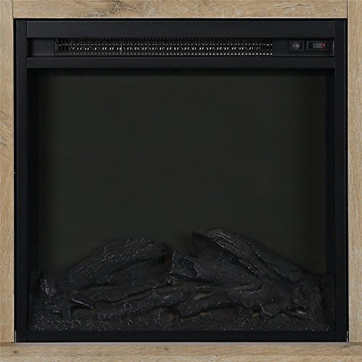 Ameriwood Home Chicago Electric Fireplace TV Console for TVs up to a 50", Natural