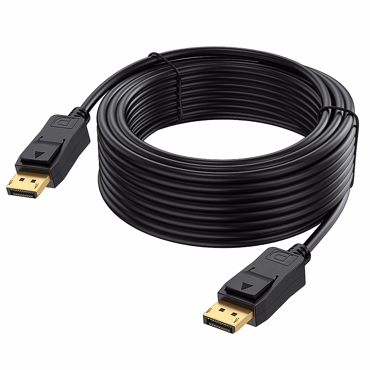 UVOOI DisplayPort Cable 25 feet 4K, 25ft Display Port to Display Port Cable 4K@60Hz, 1080P@165Hz @144Hz (DP to DP Cable)