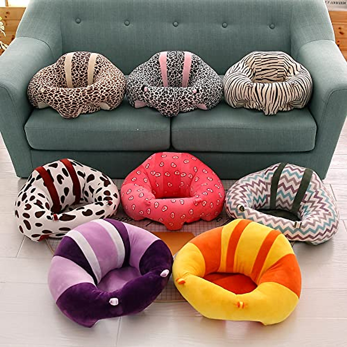 Baby Support Seat, 17inch Baby Support Seat Sofa Plush Soft Animal Shaped Baby Learning to Sit Chairfor Baby 3-36 moo