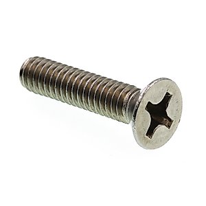 Prime-Line 9001631 Machine Screws, Flat Head, Phillips Drive, #12-24 X 1 In., Grade 18-8 (25 Pack)