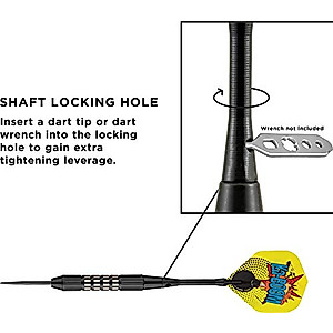 Viper Comix Steel Tip Darts: Ka-BOOM (Black), 22 Grams