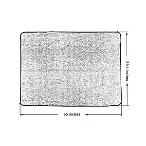 Sojoy Lap Blanket and Throws Lightweight Cozy Plush Blanket for Couch Home Office(55 * 40 inches)