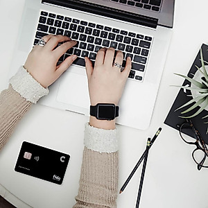 Cryptnox FIDO2 Security Key - Passwordless & 2FA Authentication - Compatible Microsoft, Apple, Google & More - Mifare Desfire - Convenient Card Format - NFC & Contact