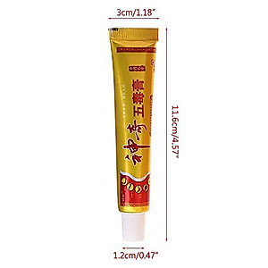 DJRH Body Psoriasis Dermatitis Eczema Skin Problems Chinese Medicinal plasters Miraculous Five Poison Ointment Cream Herbal Cream Ointment (5PCS)