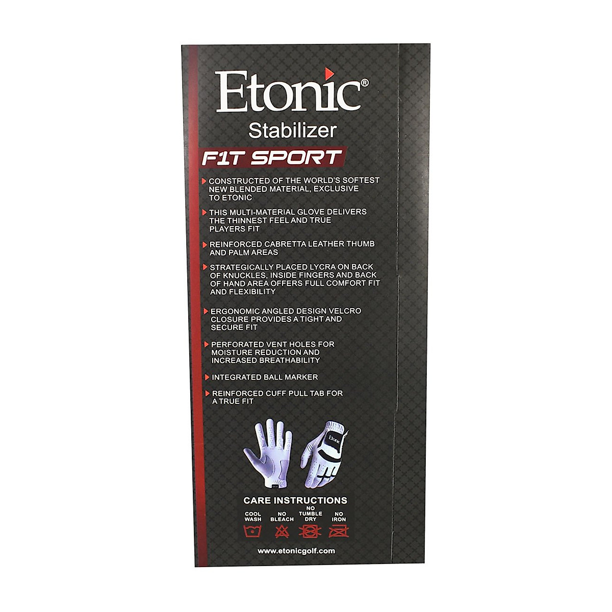 Etonic Golf MRH Stabilizer F1T Sport Glove White Small