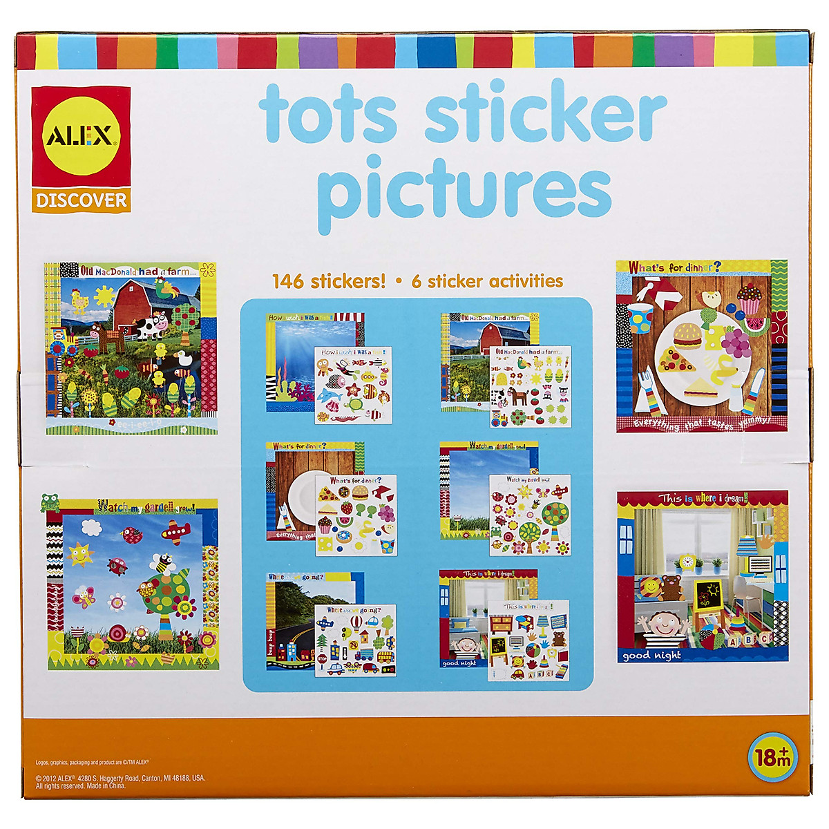 ALEX Jr. Tots Sticker Pictures