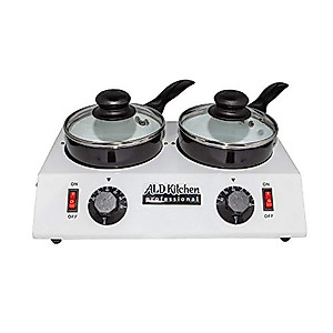 ALDKitchen Chocolate Melting Pot | Professional Chocolate Tempering Machine with Manual Control | Heated Chocolate | 110V | Double (4.5 lb (2.4 kg))