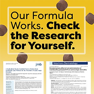 Doc Itchy: Allergy Armor Itch Recovery Probiotic | Dog Chews | Clinical-Strength, Medically Researched | Restore Gut & Skin Health | Effective for Allergy & Itch | Food Allergy Safe | Vegan | 90 Count